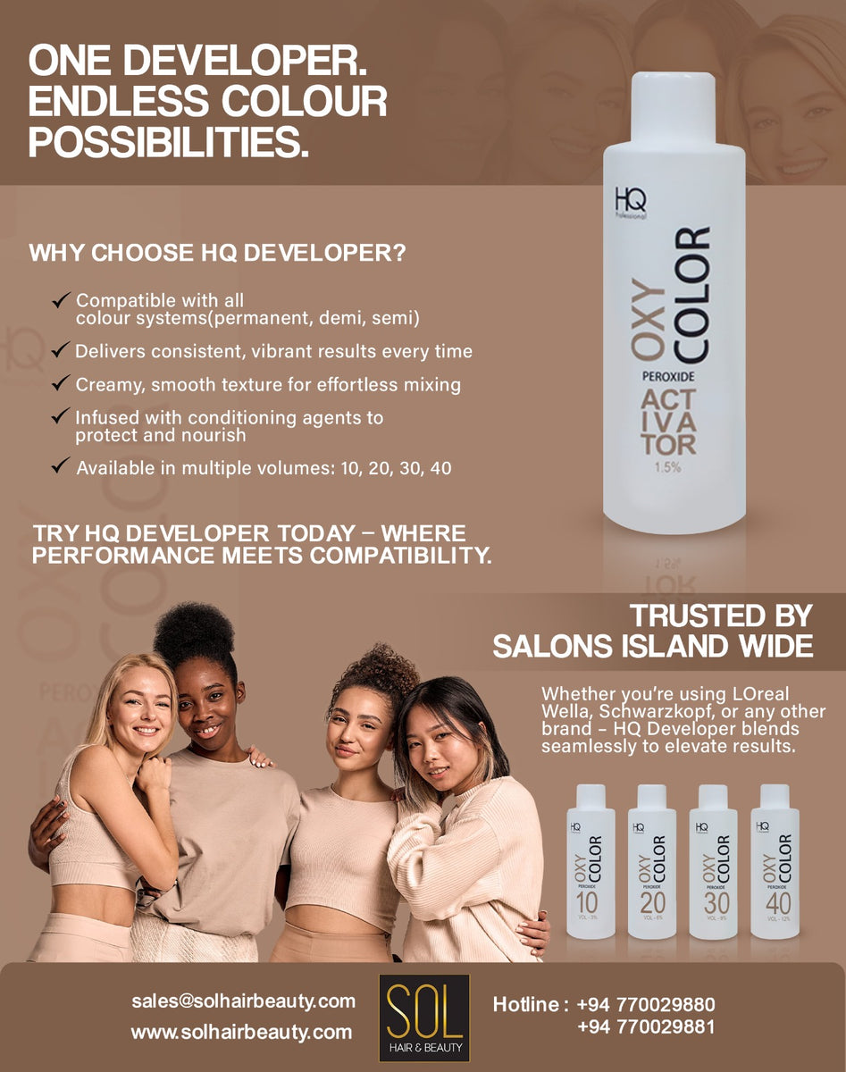 HQ Professional Developer 6% 20 VOL 1000ml (Italy) – SOL Hair & Beauty