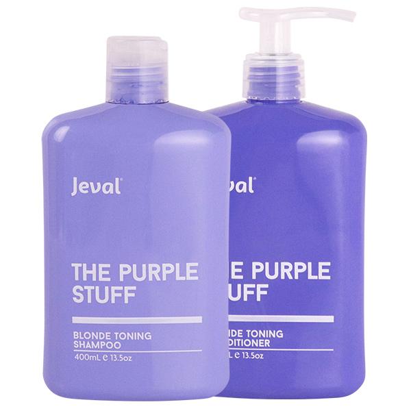 Jeval The Purple Stuff Blonde Shampoo & Conditioner Duo Pack – SOL Hair ...
